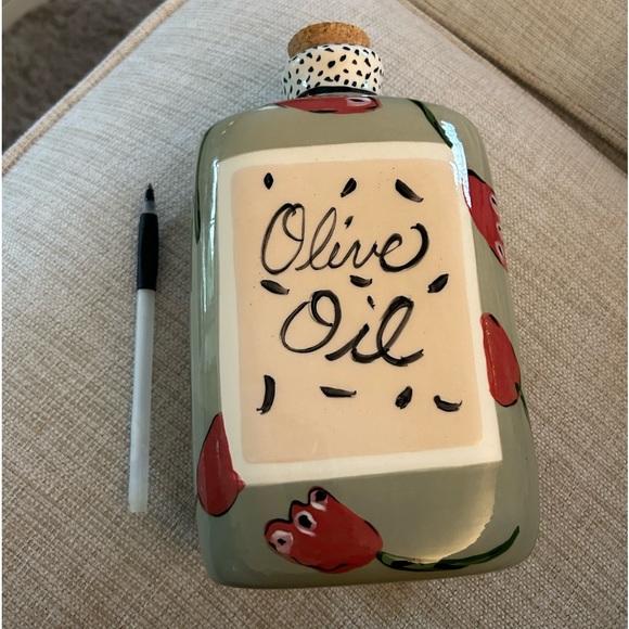Kitchen | Droll Designs Pottery Oil Container Good Condition Please Ask ...